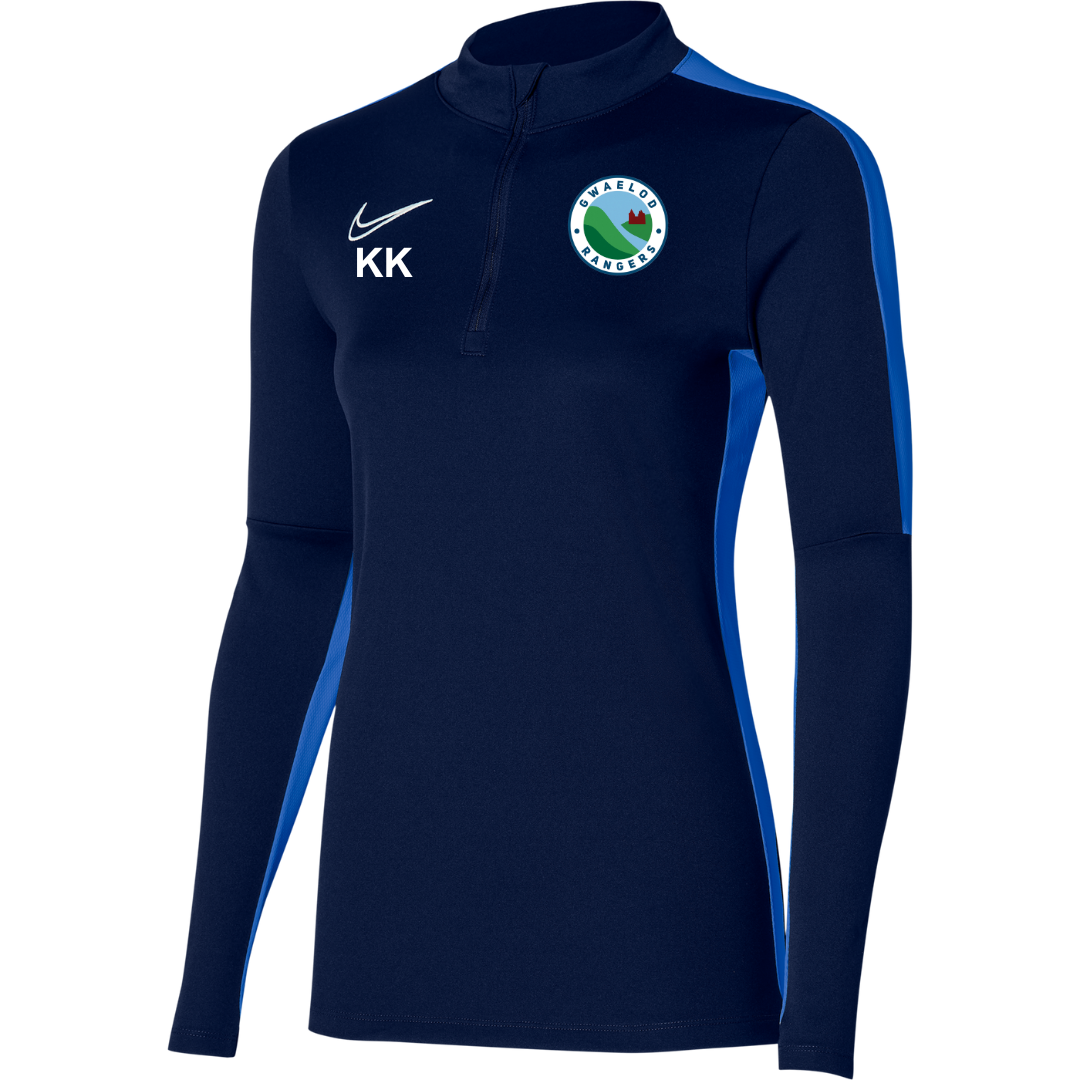 Gwaelod Rangers FC Womens 1/4 Zip Drill Top — KitKing