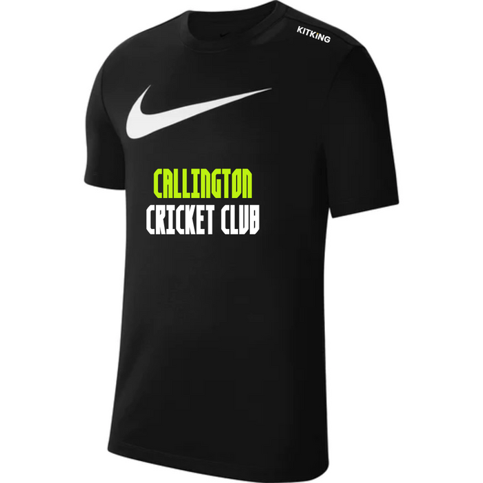 Callington CC Black Text Leisure Tee — KitKing