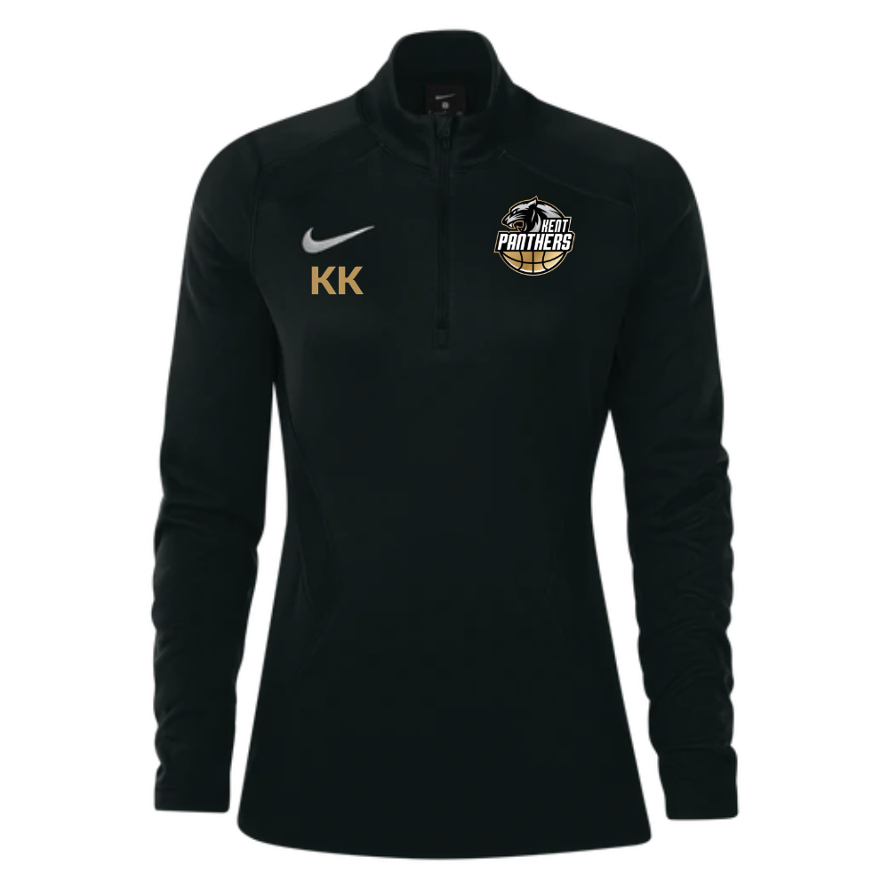 Kent Panthers Womens 1/4 Zip Midlayer — KitKing